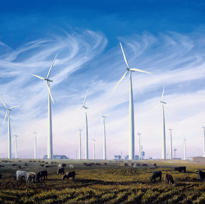 Wind Turbines – Laura Lewis Art